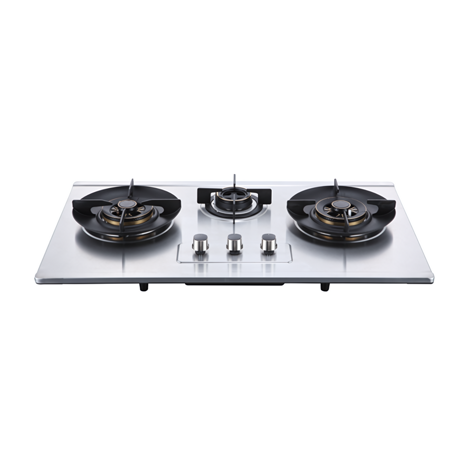 Midea MGH-8831SS - 88cm Stainless Steel Gas Hob 3 Burners – Hob Hood SG